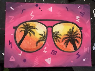 90's Shades - Pinot's Palette Painting