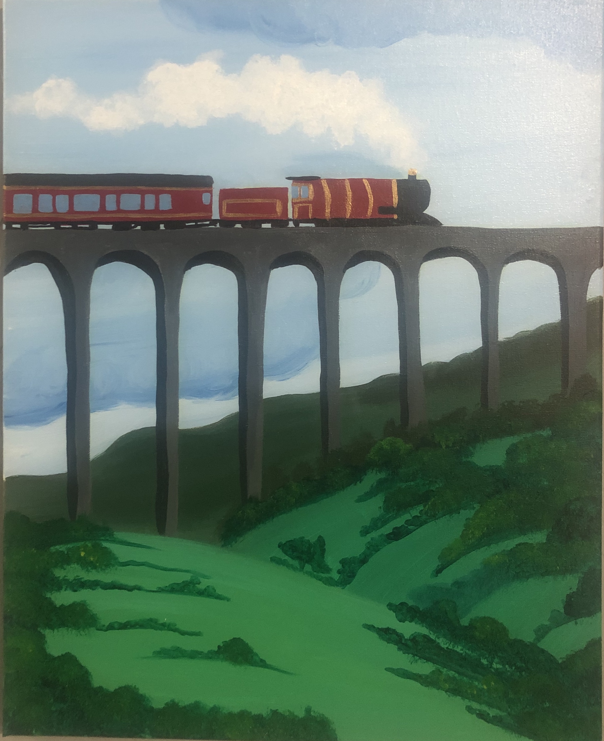 All Aboard for Magic! - Pinot's Palette Painting