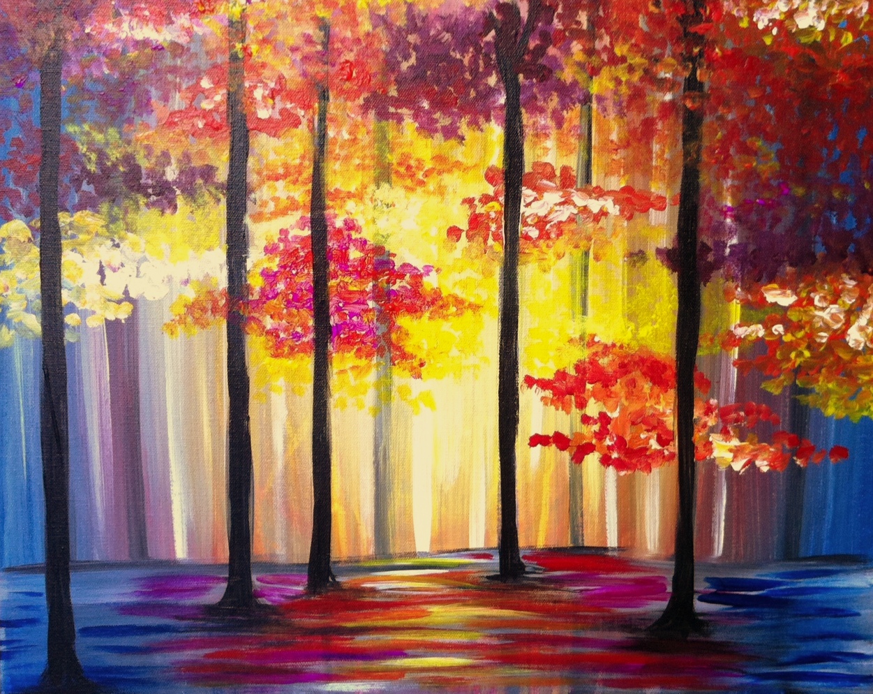 Amber Sunset - Pinot's Palette Painting