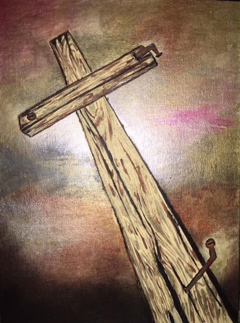 At The Cross! - Pinot's Palette Painting