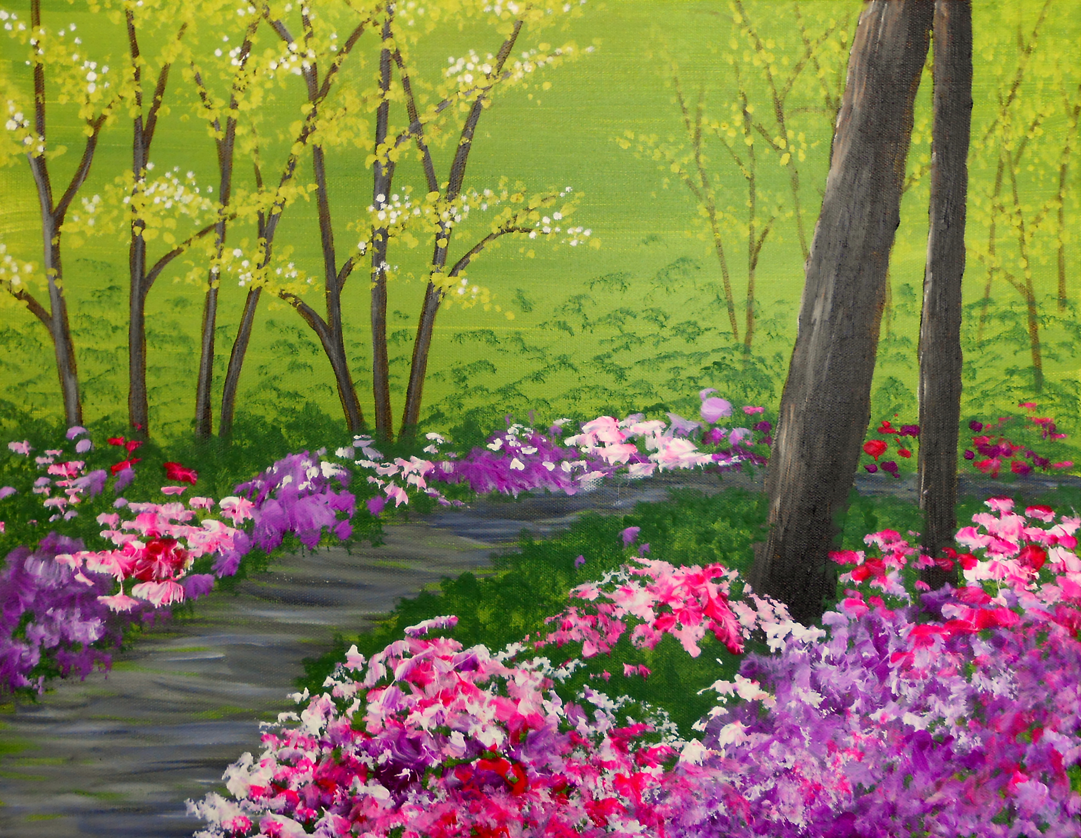 Azalea Trail - Pinot's Palette Painting