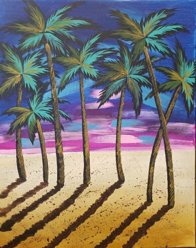 Bahama Breeze - Pinot's Palette Painting