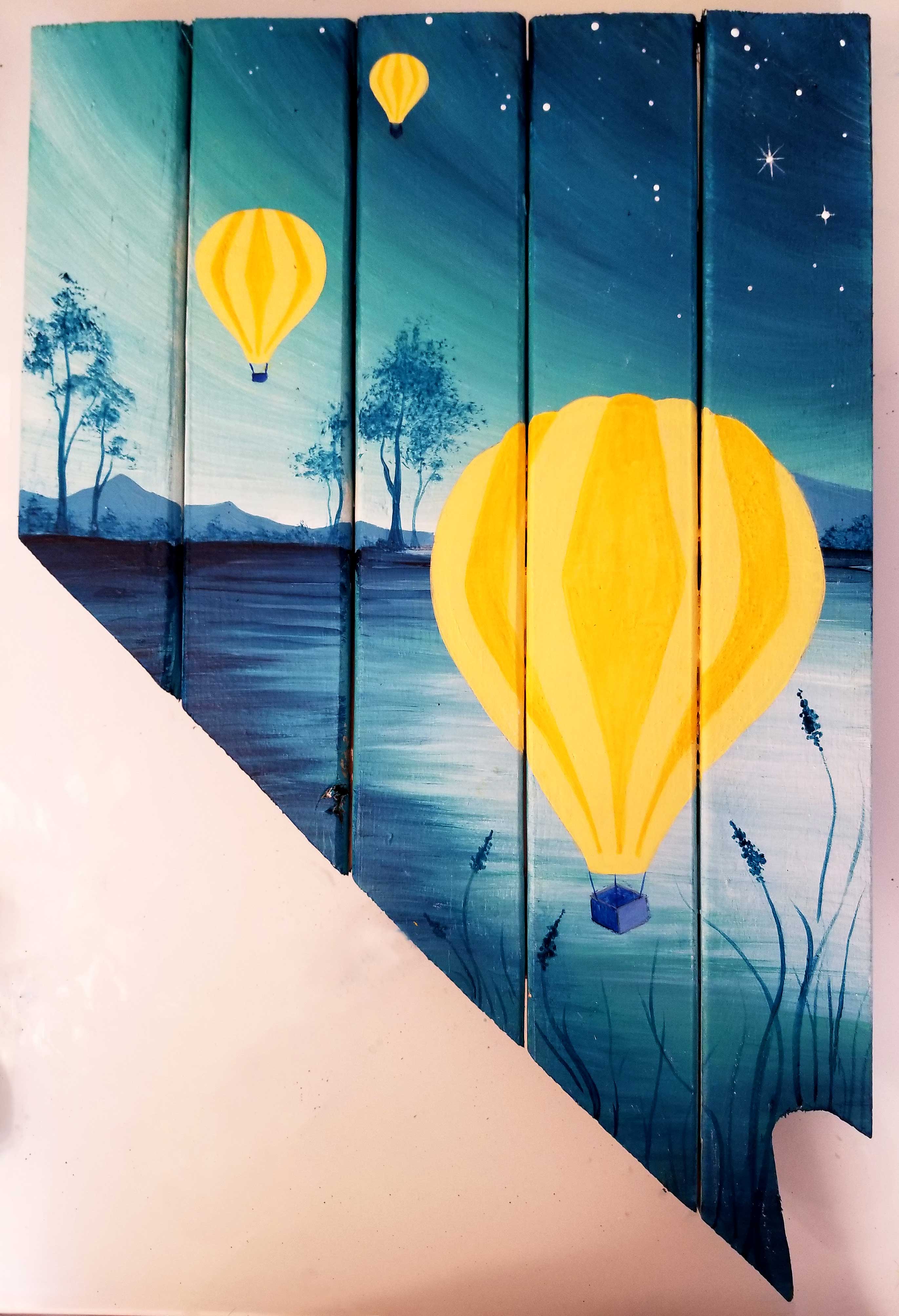 Balloons Over Nevada - Pinot's Palette Painting