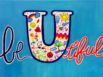 Be-U-tiful - Pinot's Palette Painting