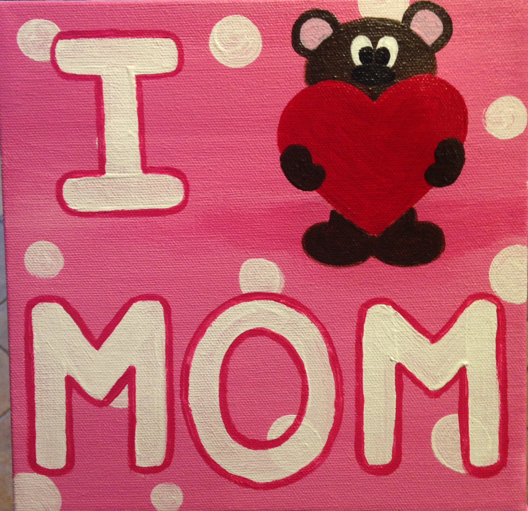 Bear Hug Pinot s Palette Painting