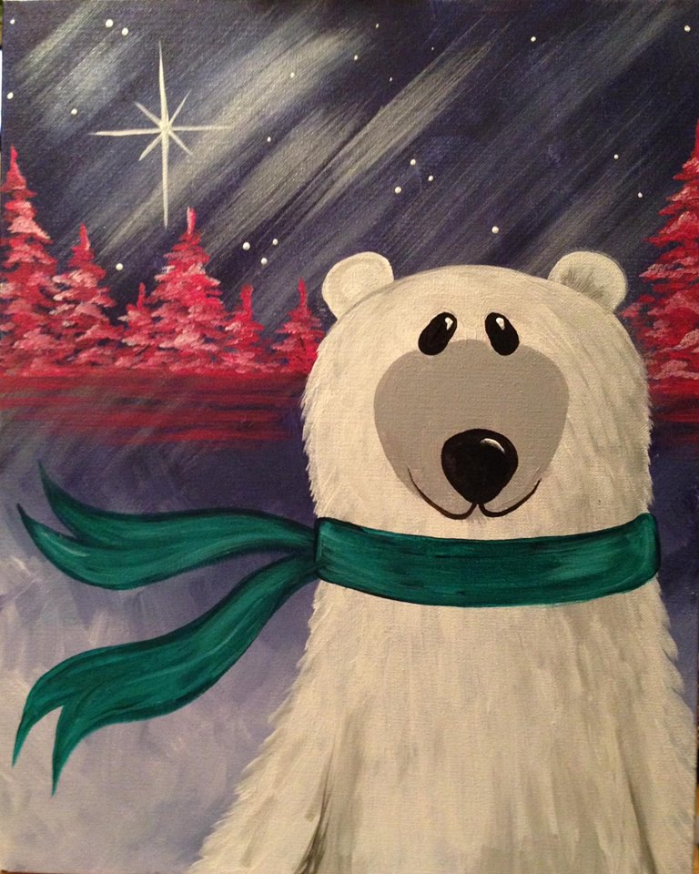 Beary Brisk - Pinot's Palette Painting