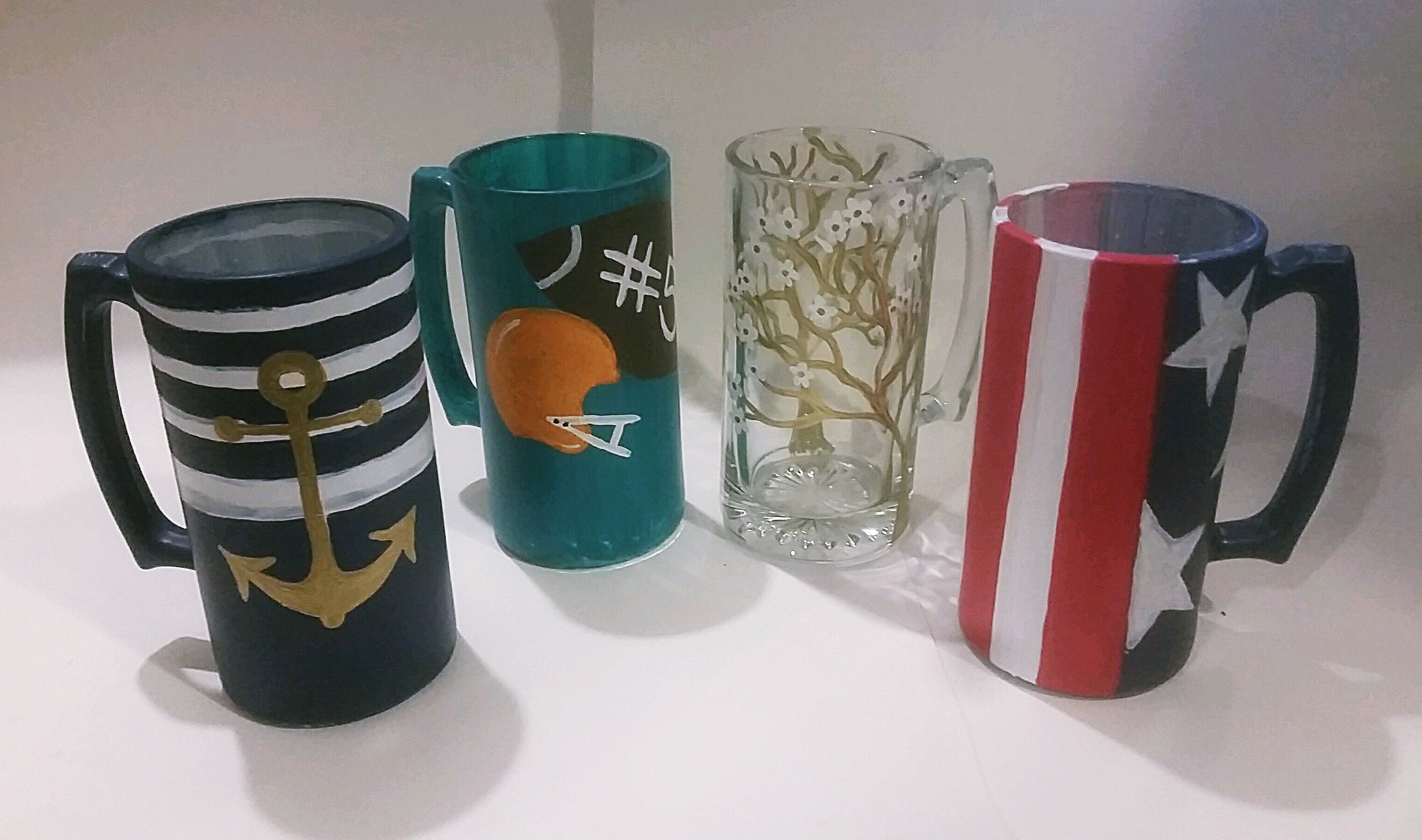 Beer Stein Glass Painting - Pinot's Palette Painting
