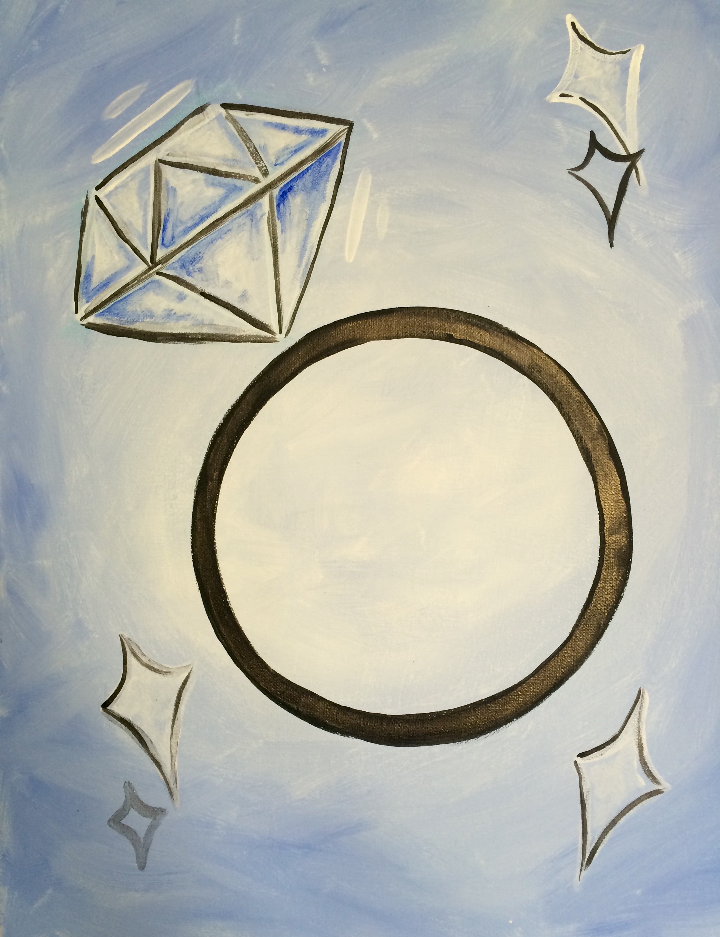 Bling Ring - Pinot's Palette Painting