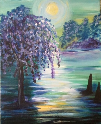 Blue Bayou - Pinot's Palette Painting