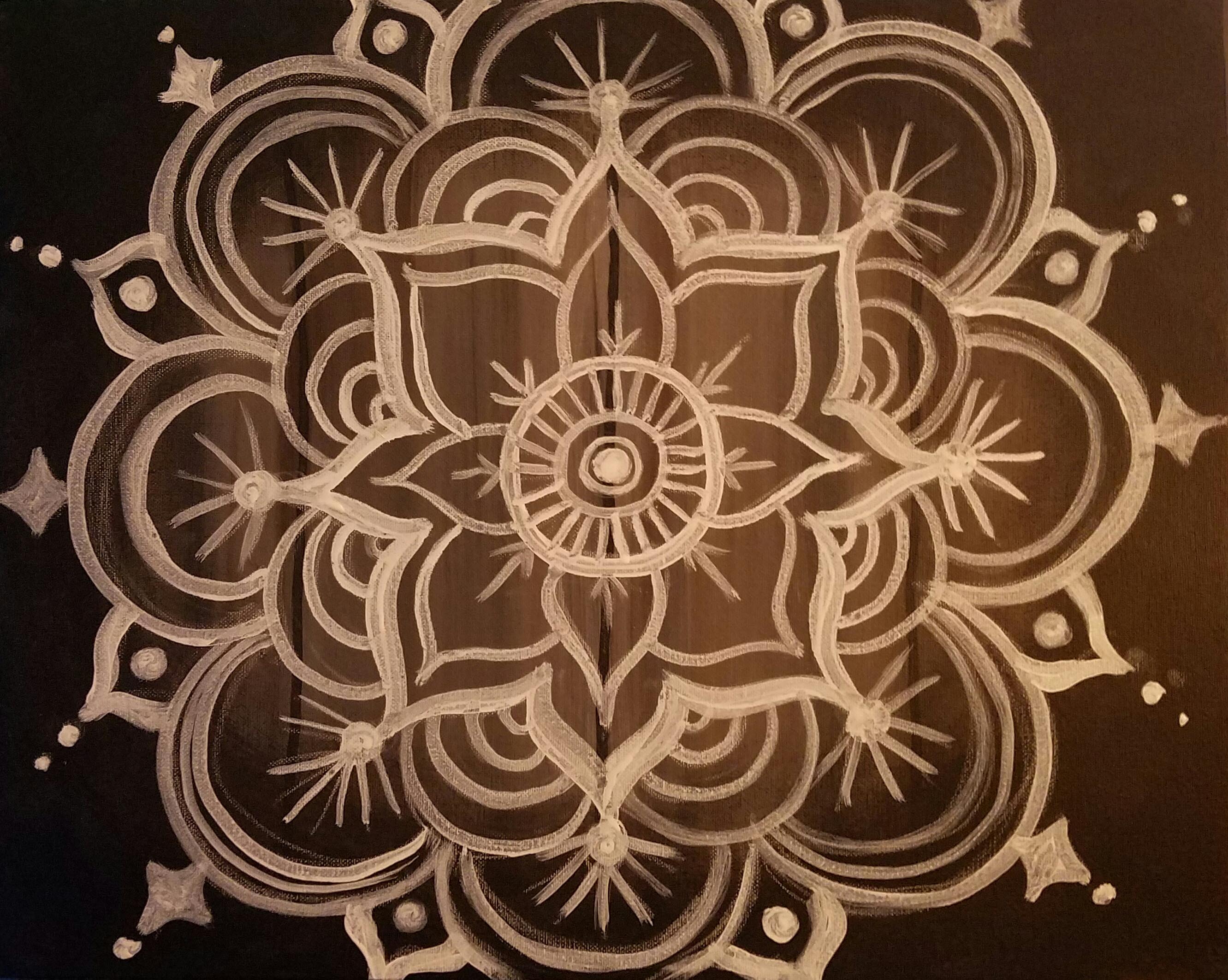 Boho Mandala - Pinot's Palette Painting