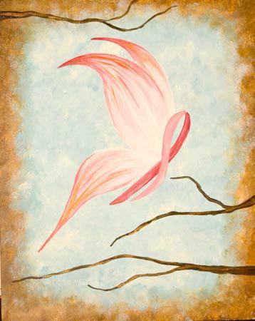 Brave Butterfly - Pinot's Palette Painting