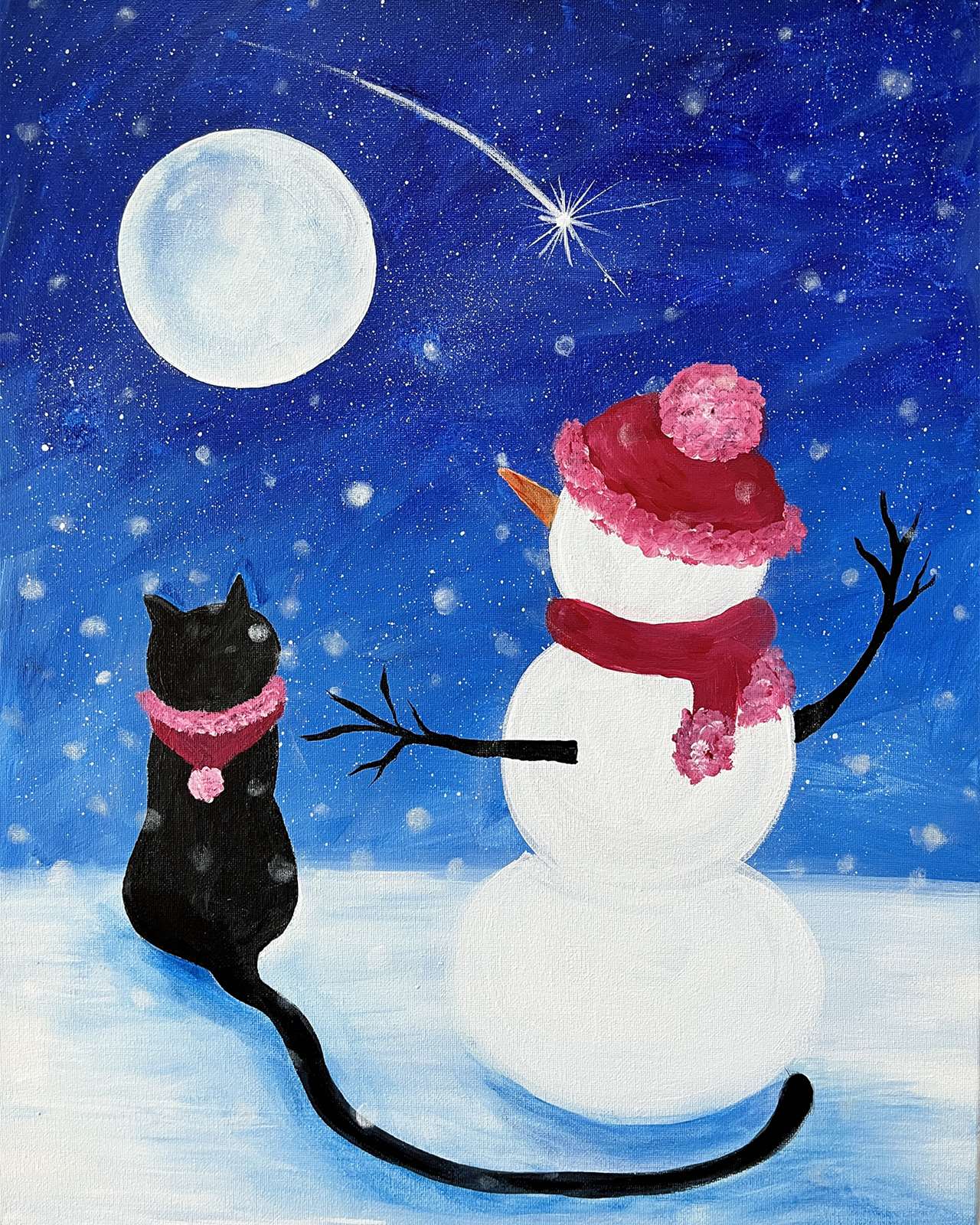 Cat and Snowman - Sat, Jan 18 11AM at Town Square
