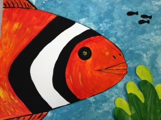 Clowning Around - Pinot's Palette Painting