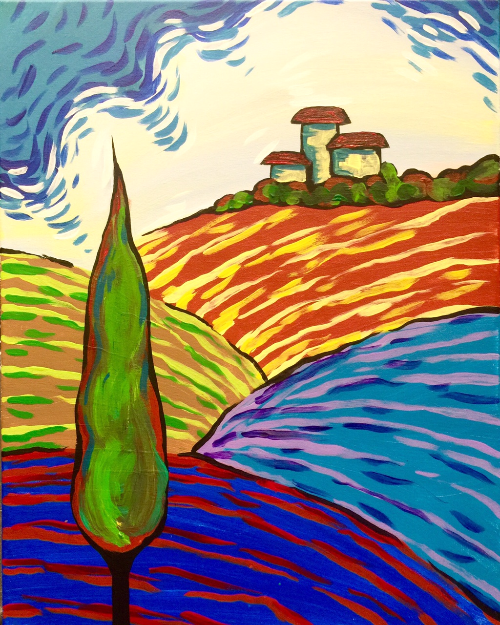 Colors of Italy - Pinot's Palette Painting