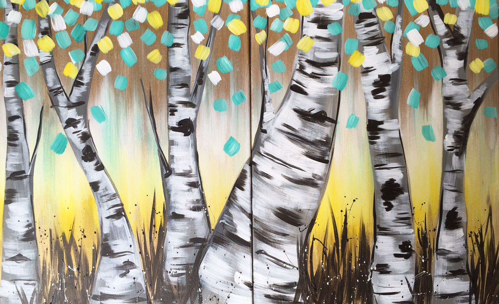 Confetti Forest (Date Night) - Pinot's Palette Painting