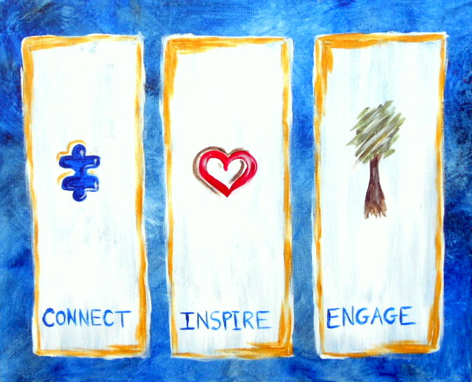 Connect Inspire Engage - Pinot's Palette Painting