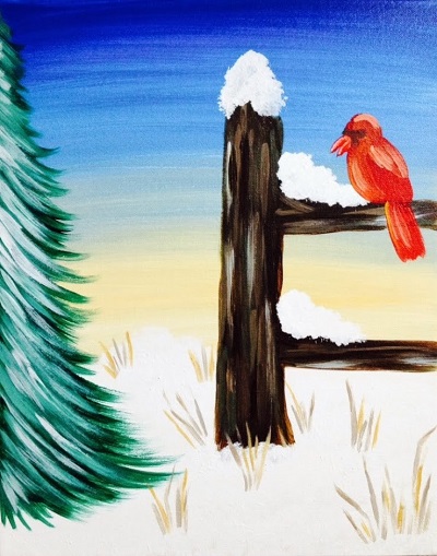 Crisp Winter Morning - Pinot's Palette Painting