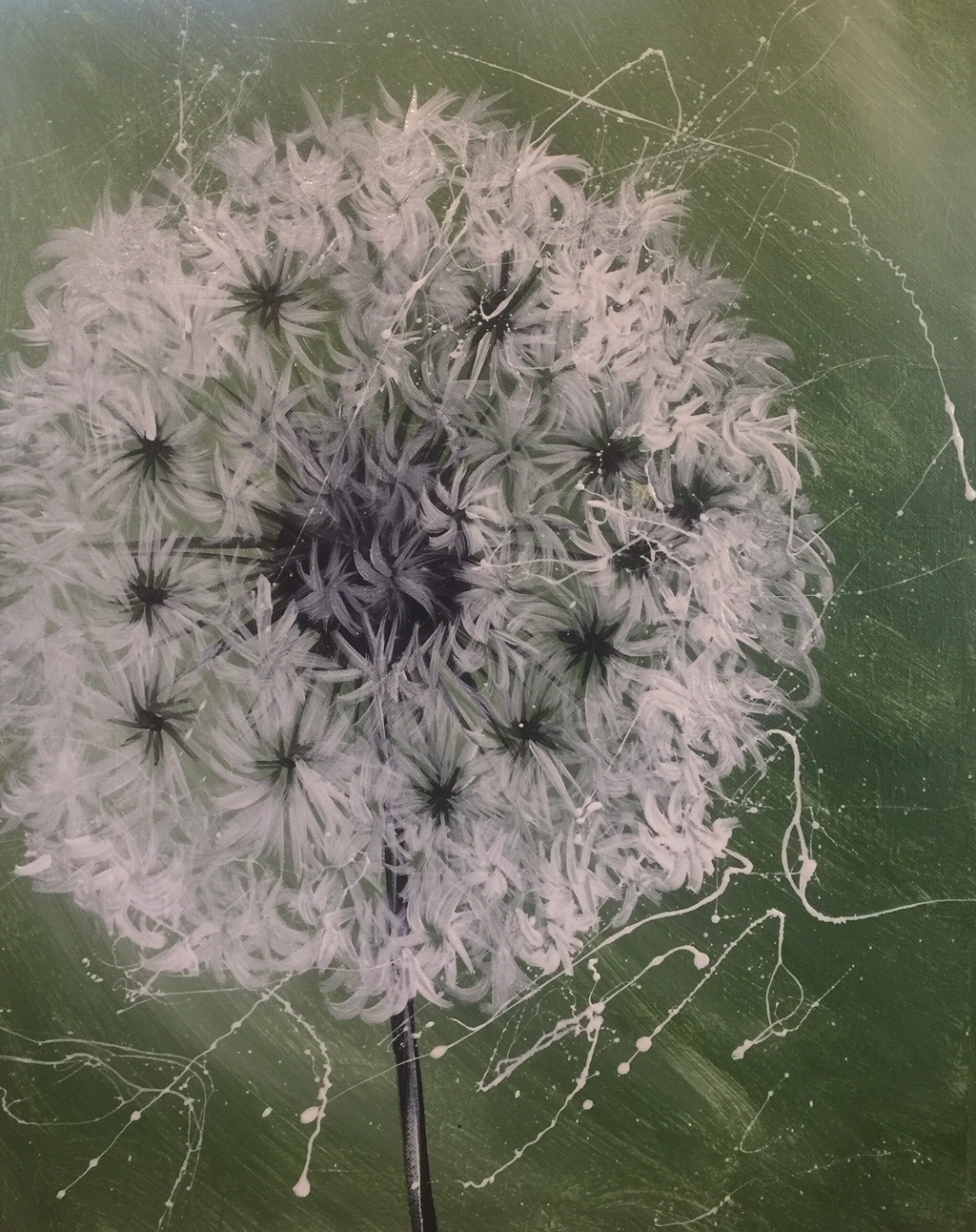 Dandelion Wish - Pinot's Palette Painting