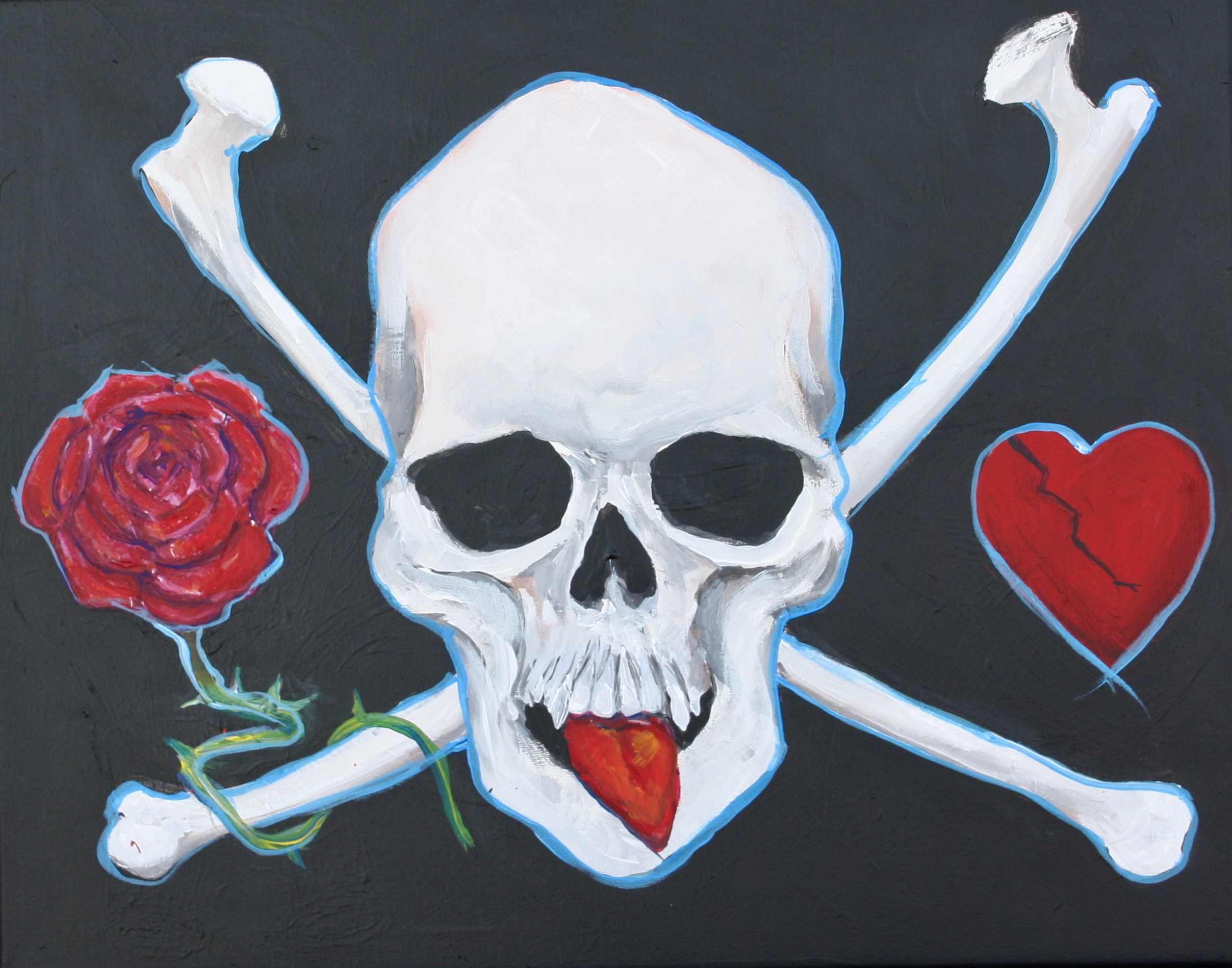 Dem Bones - Pinot's Palette Painting