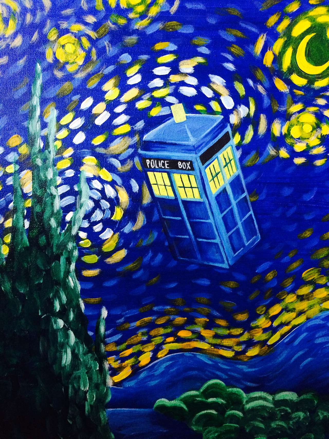 Tardis Van Gogh Starry Night
