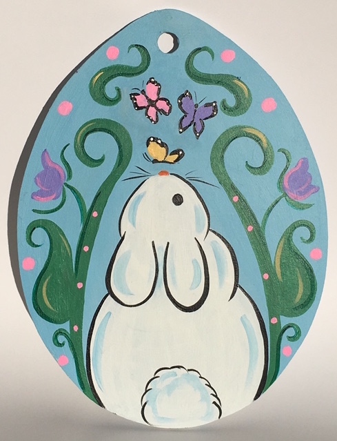 Easter Bunny Egg - Pinot's Palette Painting