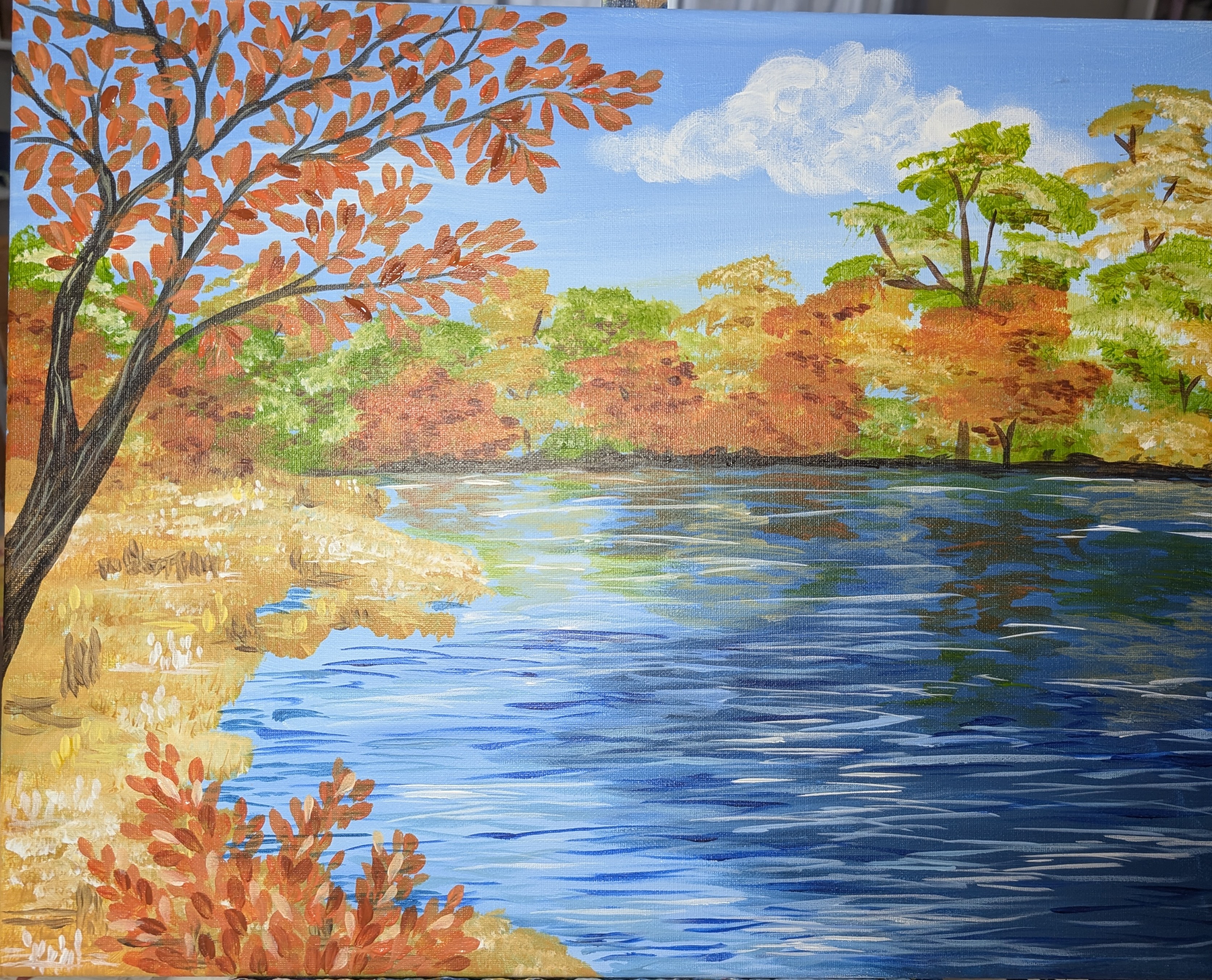 Edge of Autumn - Pinot's Palette Painting
