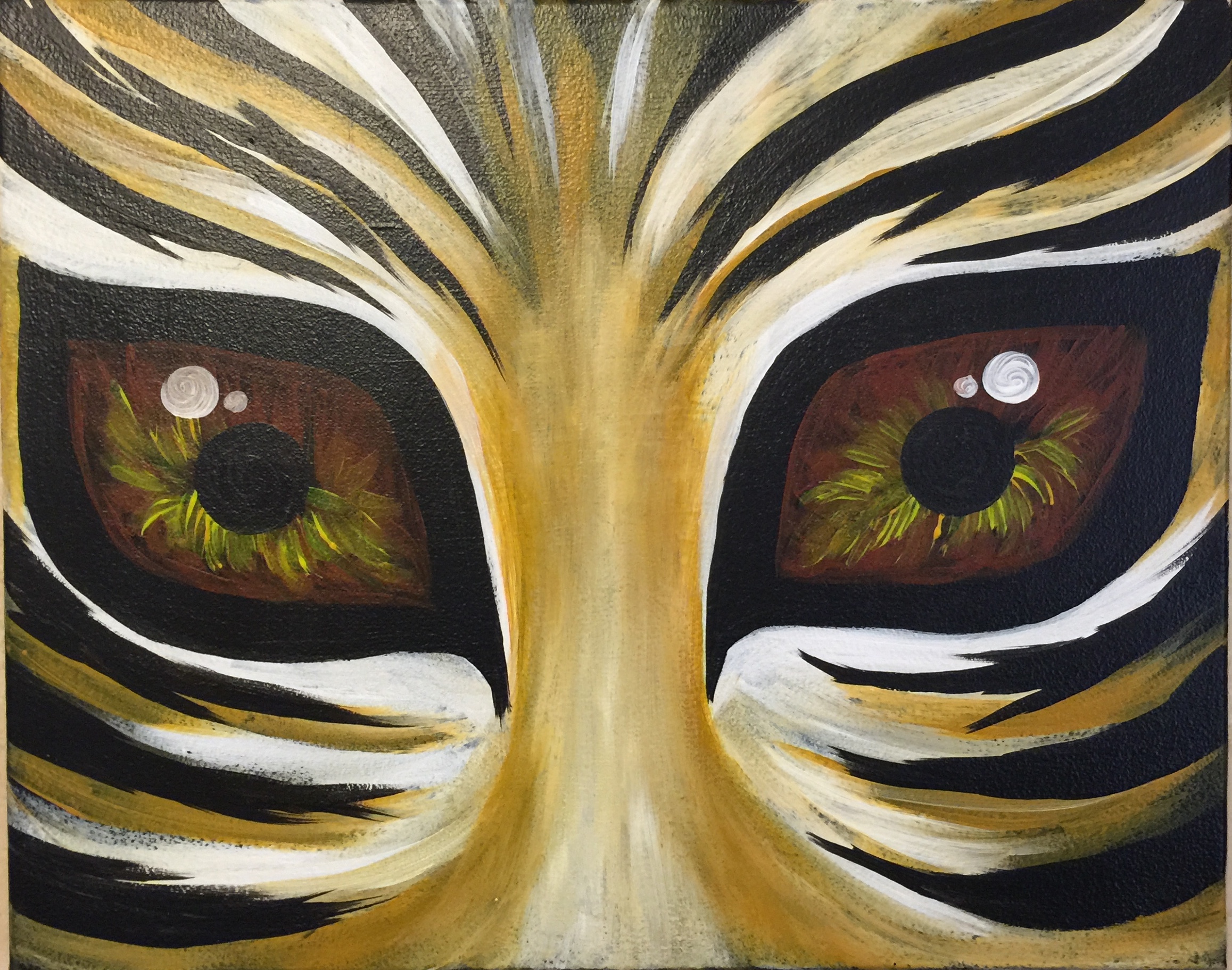 Eyes of the Tiger - Pinot's Palette Painting