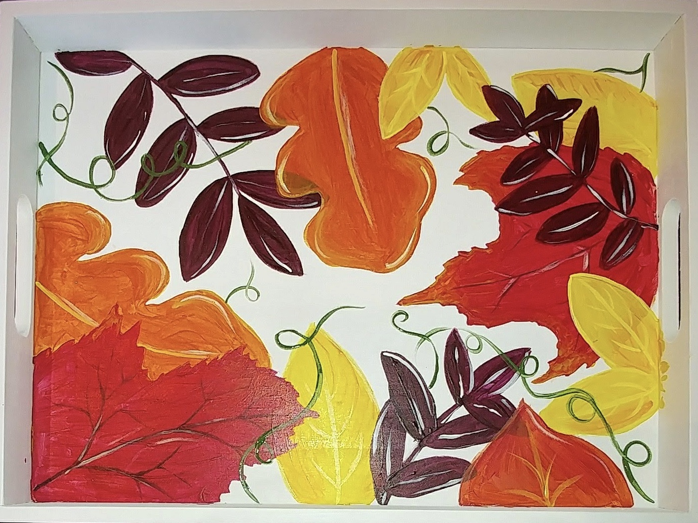 Fallen Leaves - Pinot's Palette Painting