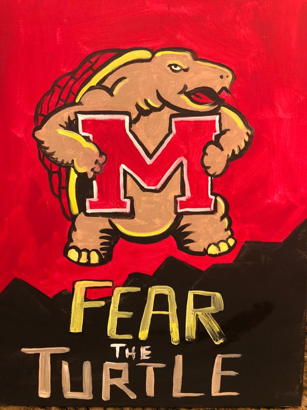 Fear the Turtle - Pinot's Palette Painting