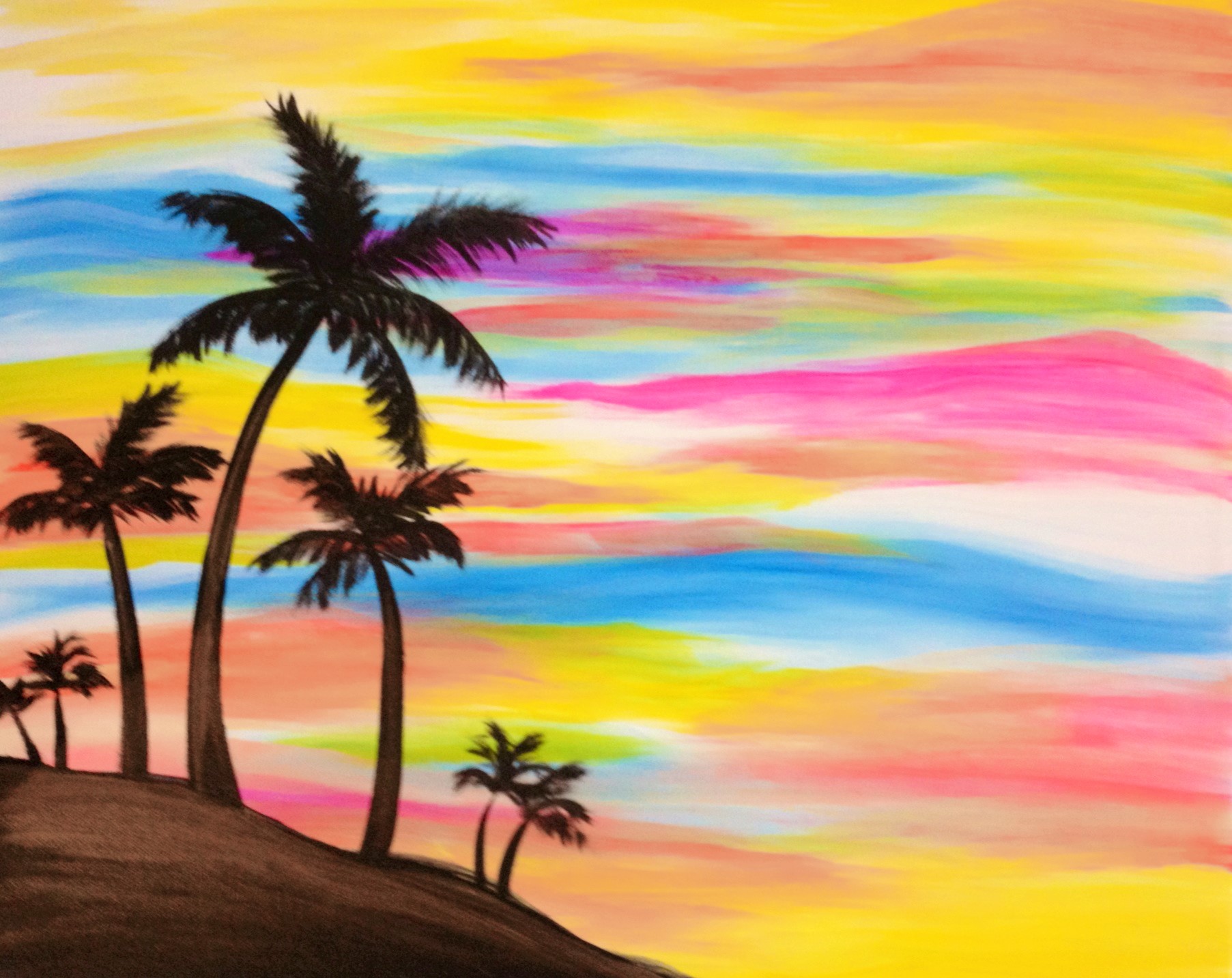 Florida Sunset - Pinot's Palette Painting