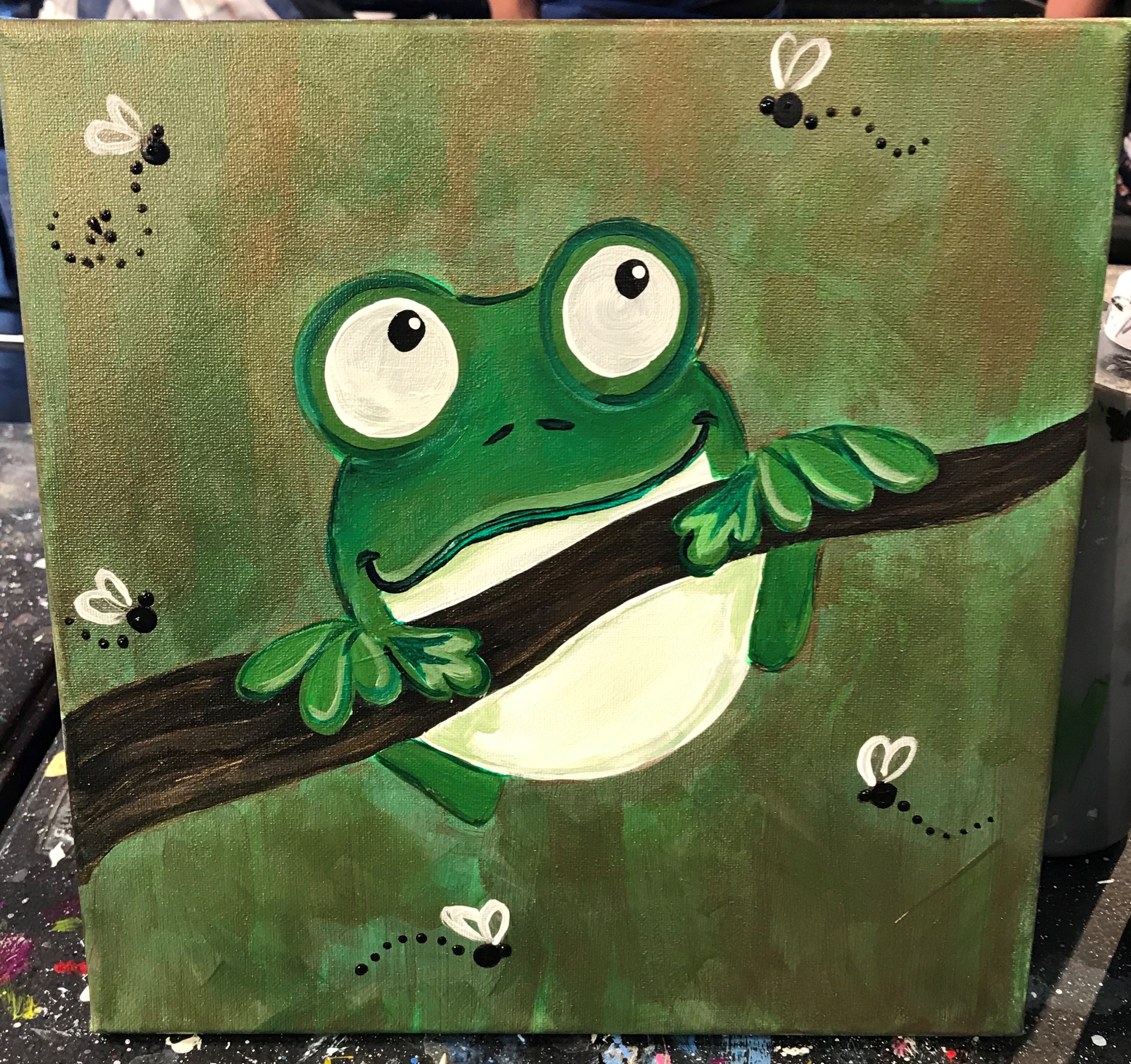 Frog - Pinot's Palette Painting