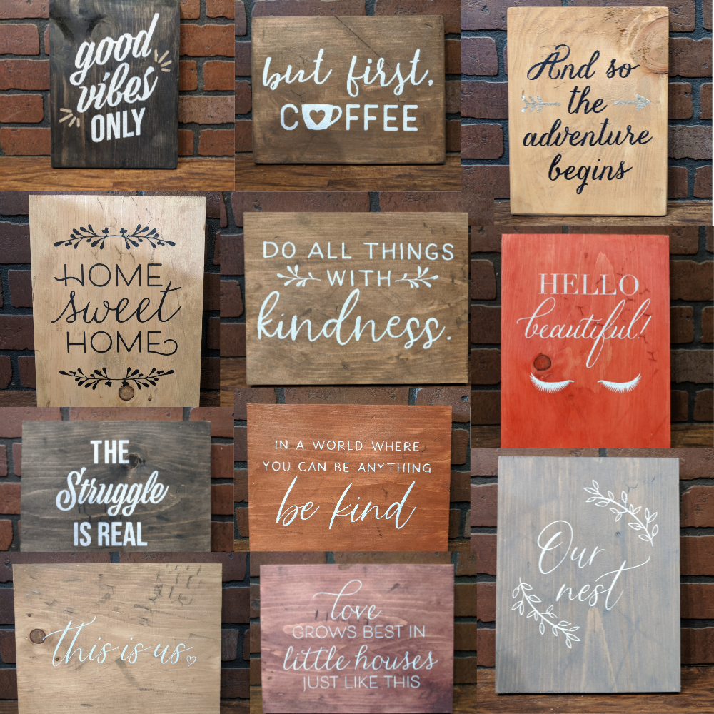 Fundraiser Wooden Sign Workshop - Pinot's Palette Painting