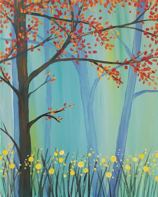 Gilded Forest - Pinot's Palette Painting