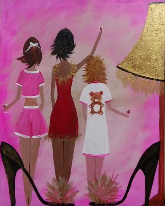 Girls Night In! - Pinot's Palette Painting
