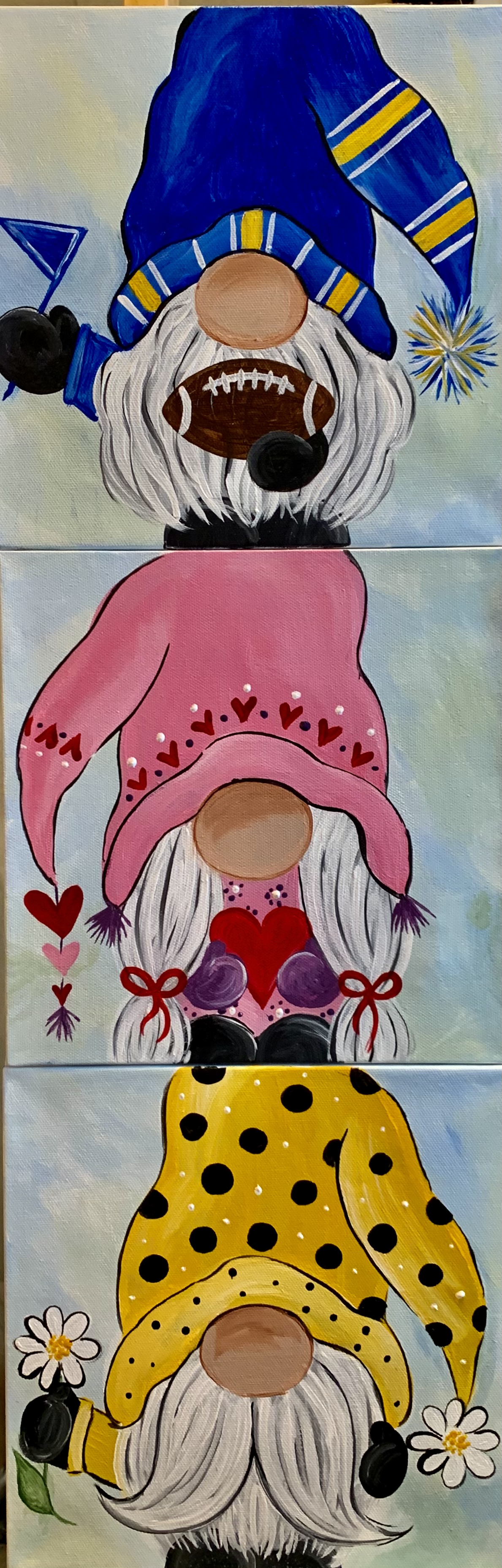 Gnome Sweet Gnomes 10x10 Collaborative - Pinot's Palette Painting