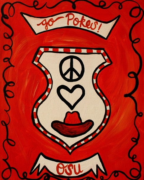 Go Pokes! - Pinot's Palette Painting