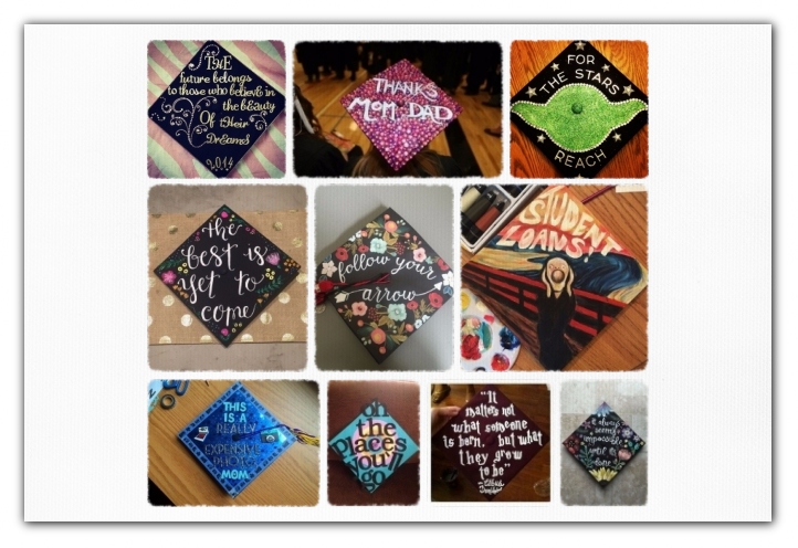 Grad Caps (Canvas) - Pinot's Palette Painting