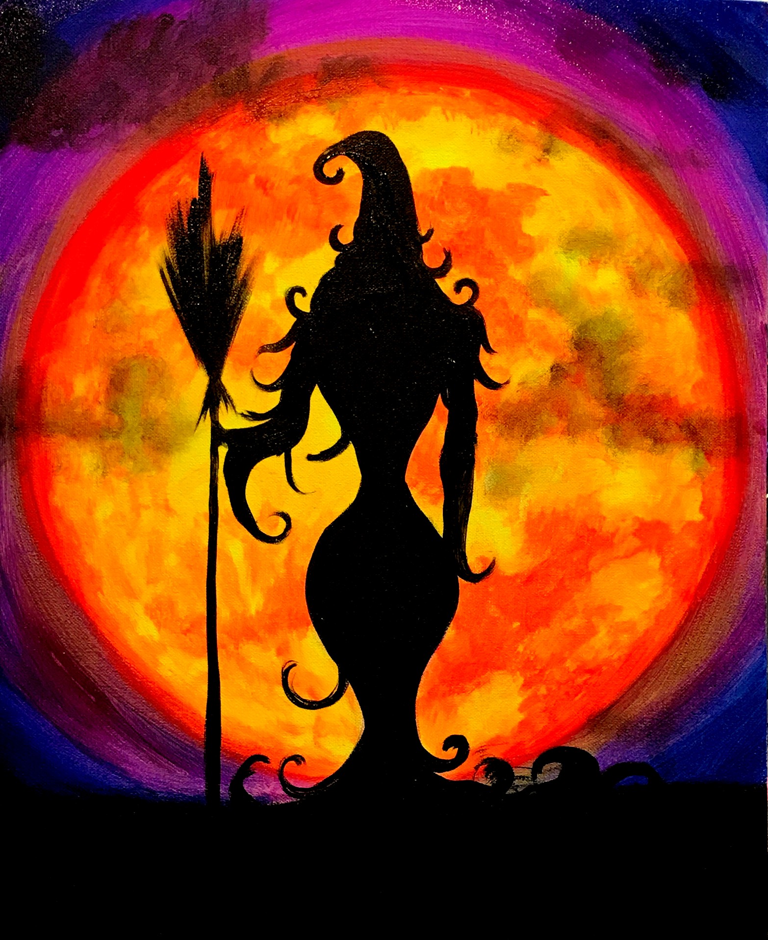 Hallow-Queen - Pinot's Palette Painting