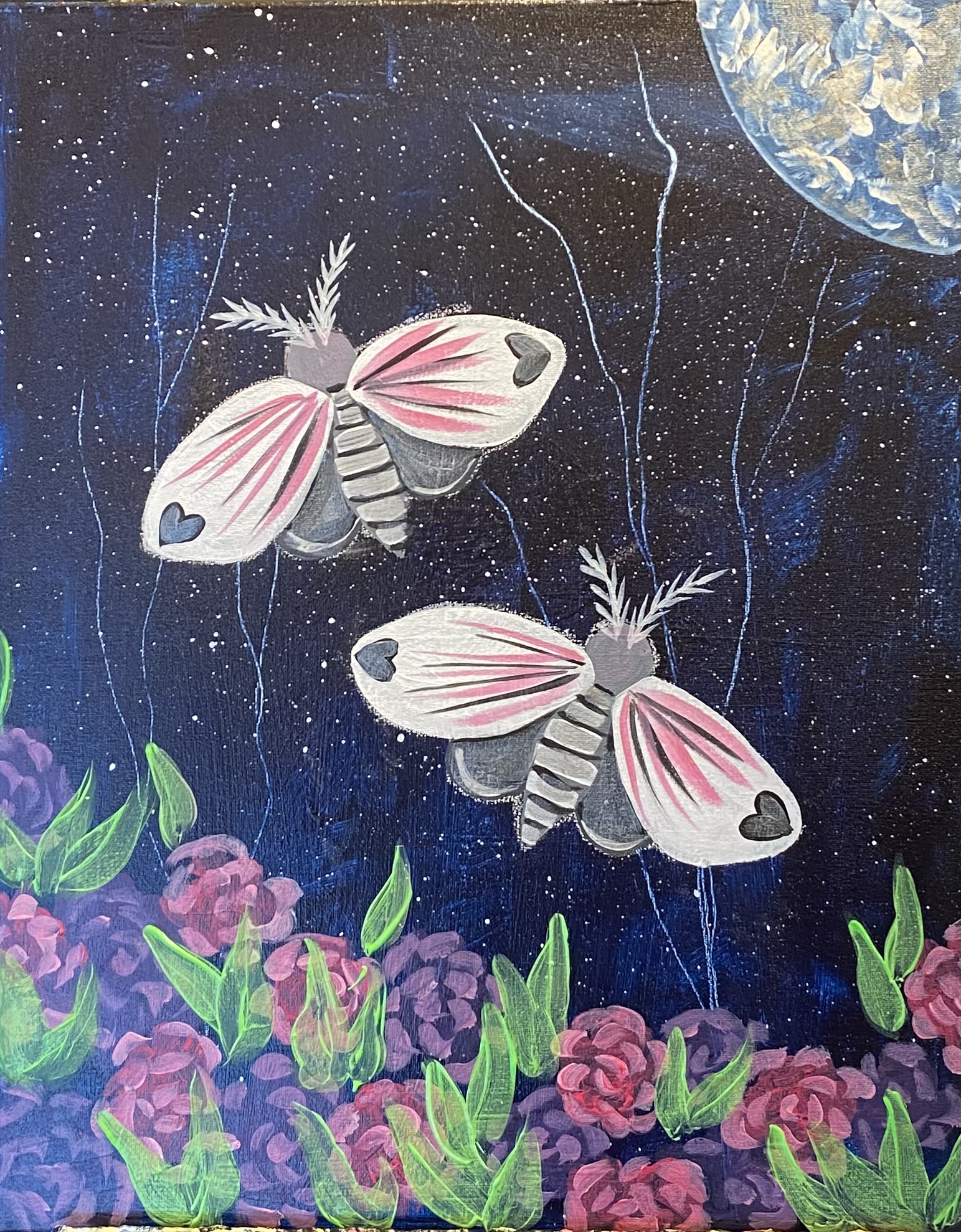Happy Moth-er's Day - Pinot's Palette Painting