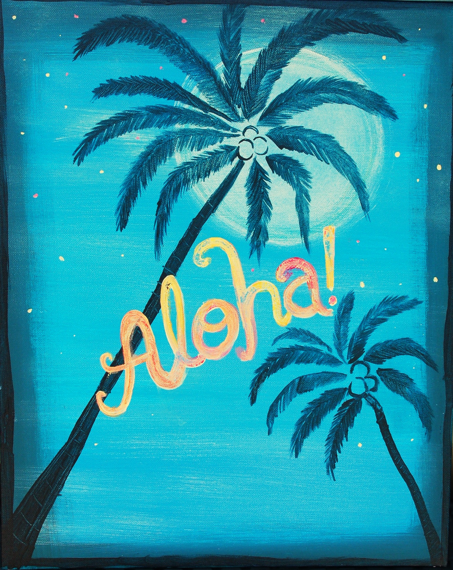 Hawaiian Breeze - Pinot's Palette Painting