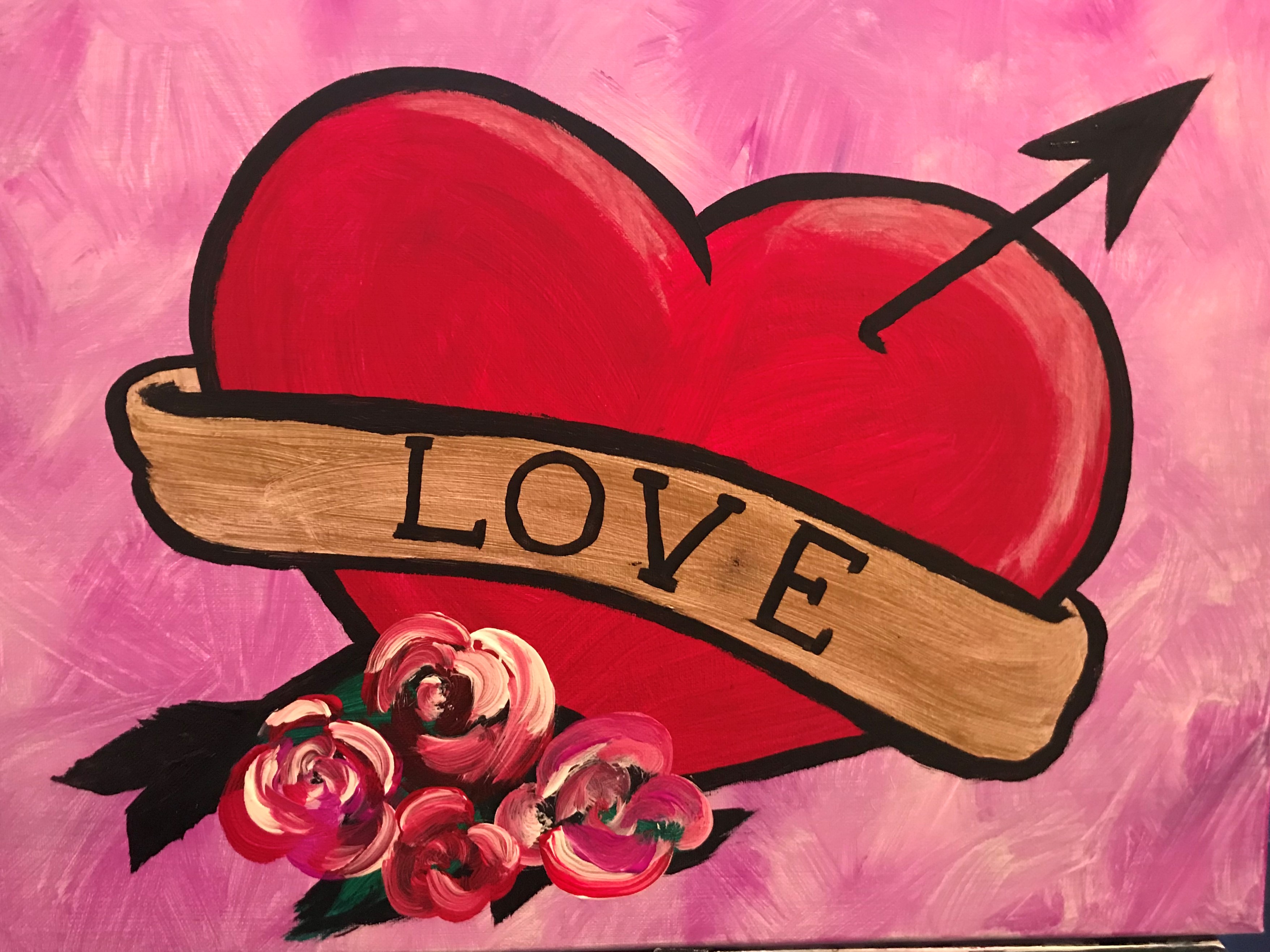 Heartfelt - Pinot's Palette Painting