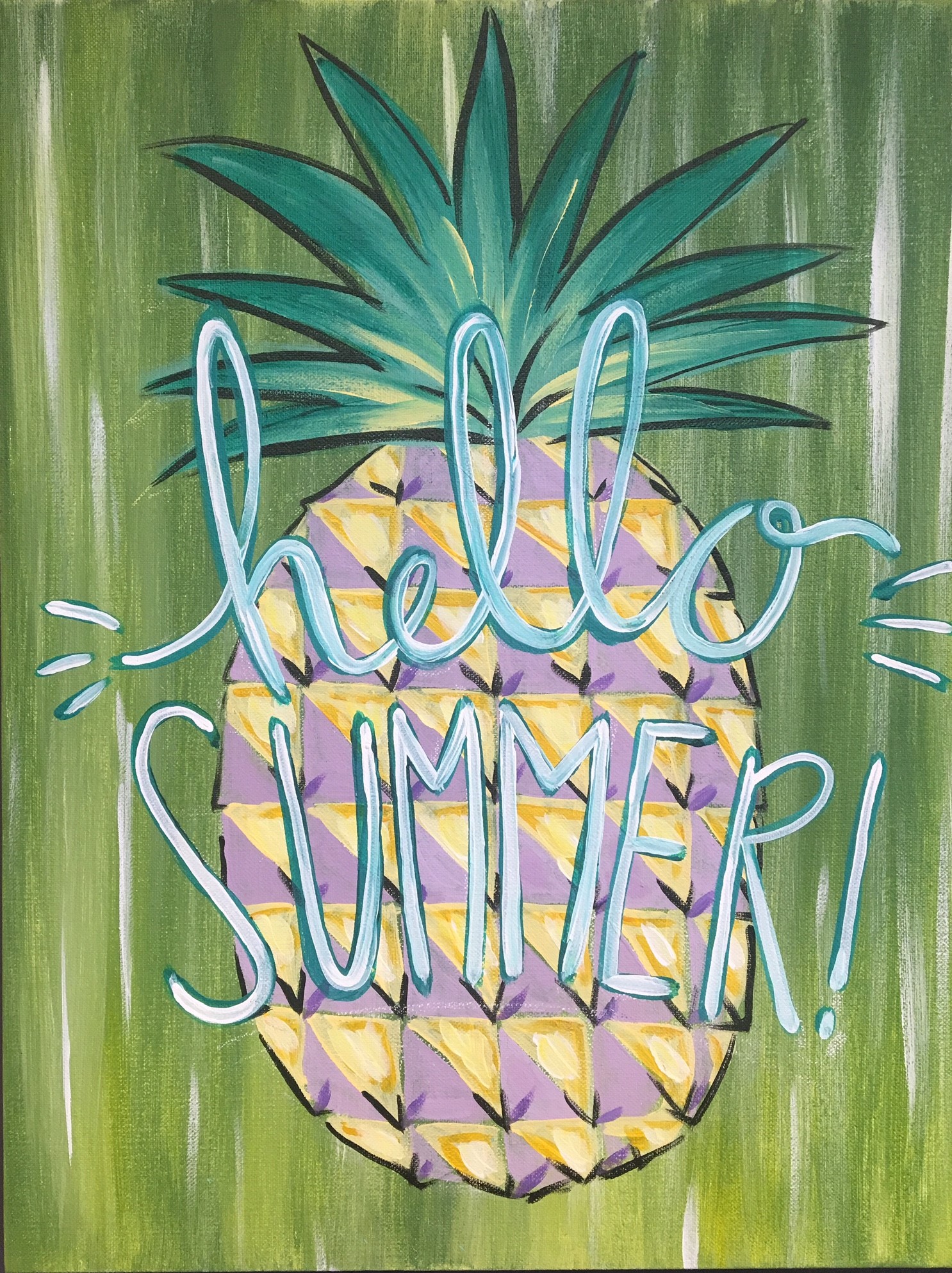 Hello Summer - Pinot's Palette Painting