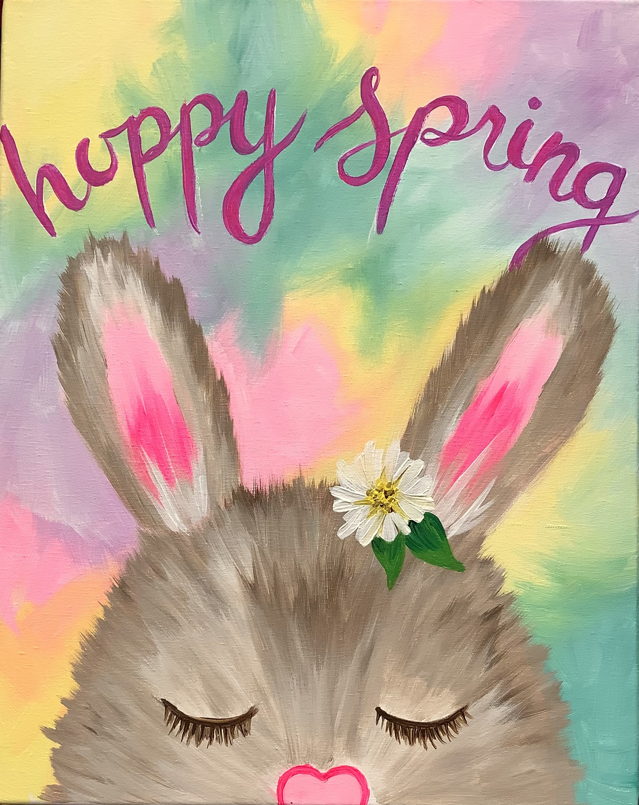 Hoppy Spring - Pinot's Palette Painting