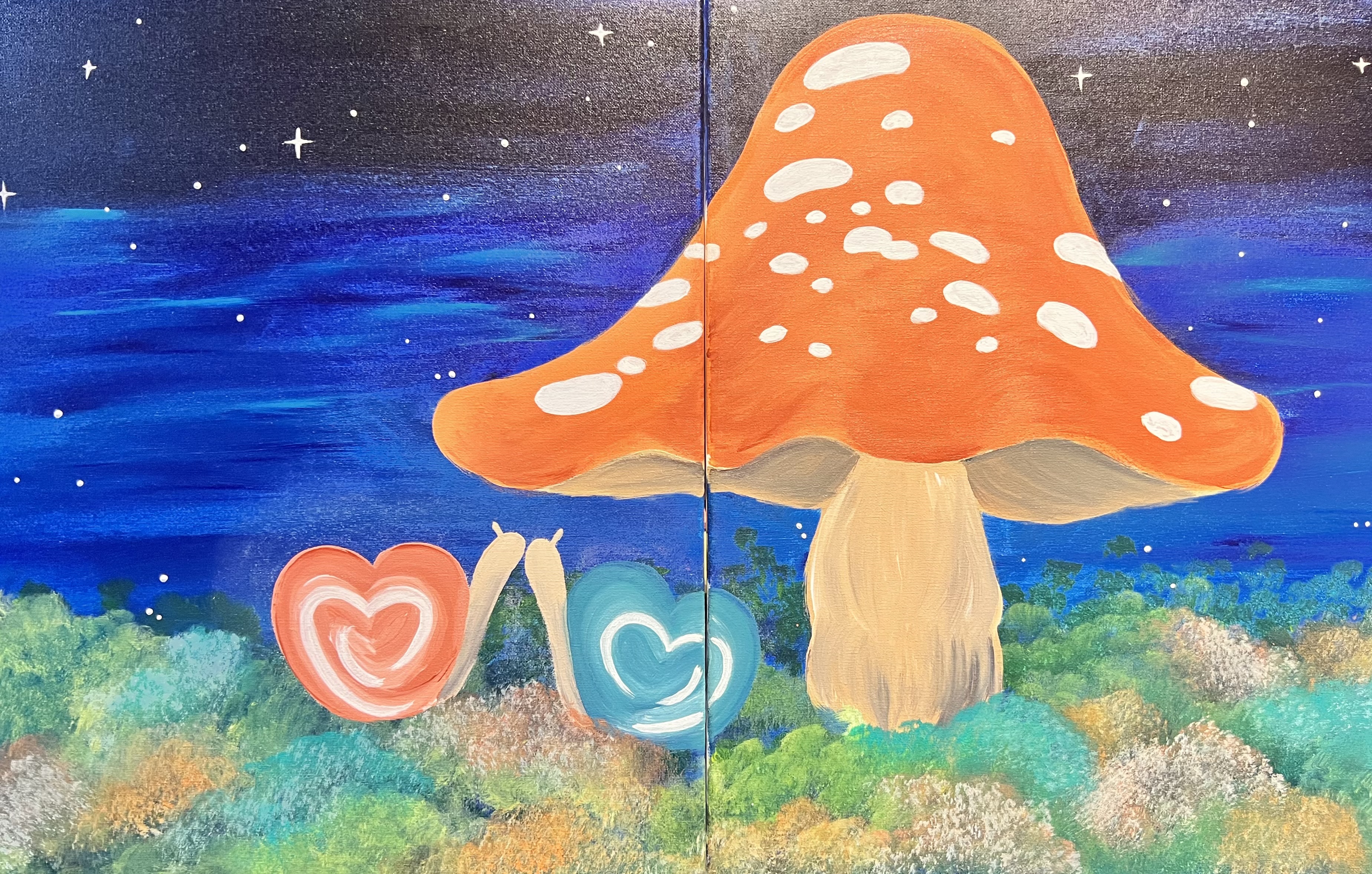 I Love You So Mush! - Pinot's Palette Painting