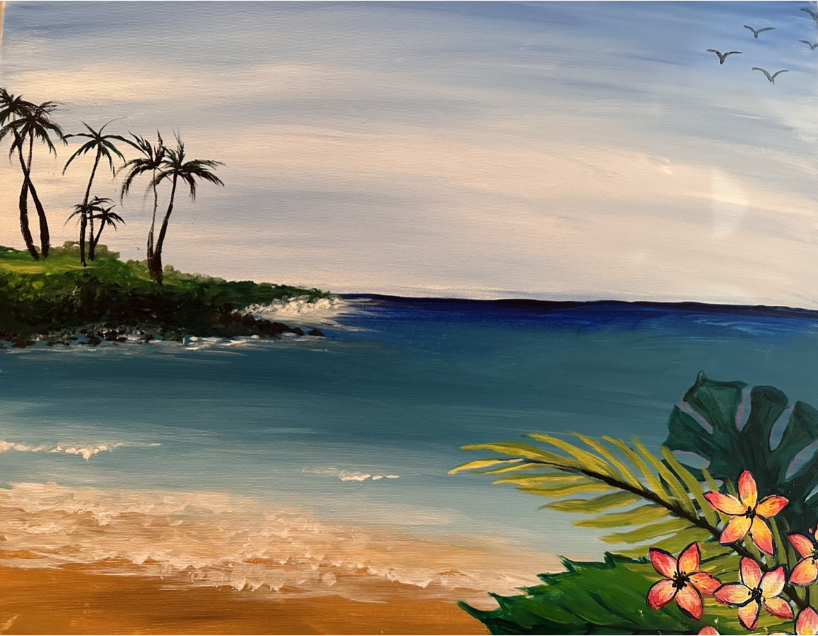 Island Days - Pinot's Palette Painting
