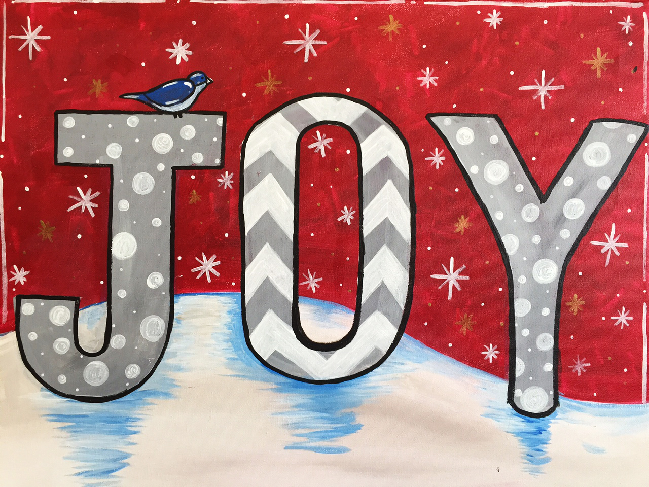 Joy - Pinot's Palette Painting