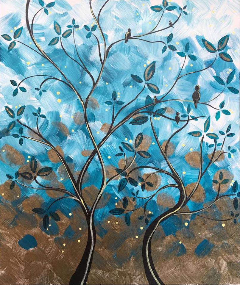 Juniper Breeze - Pinot's Palette Painting