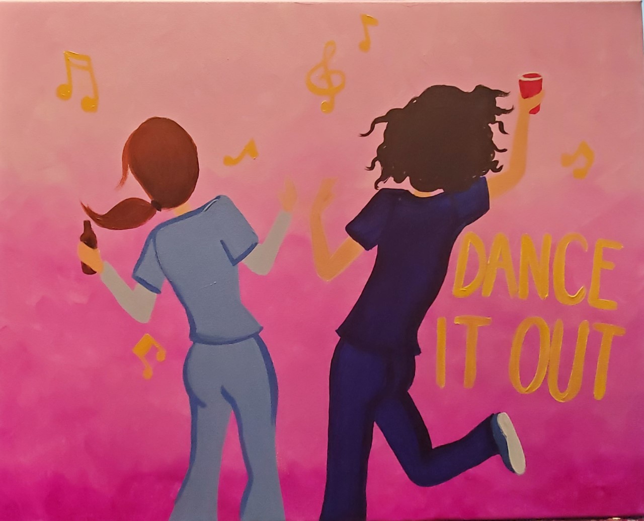 Just Dance it Out - Pinot's Palette Painting