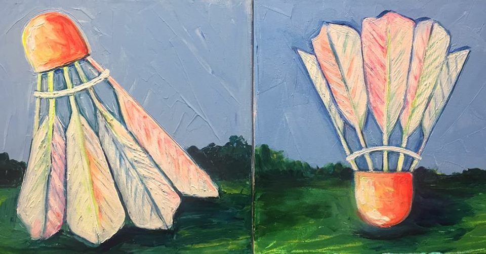 KC Shuttlecocks - Pinot's Palette Painting