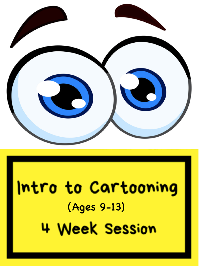 Kids Traditional Cartooning - Pinot's Palette Painting